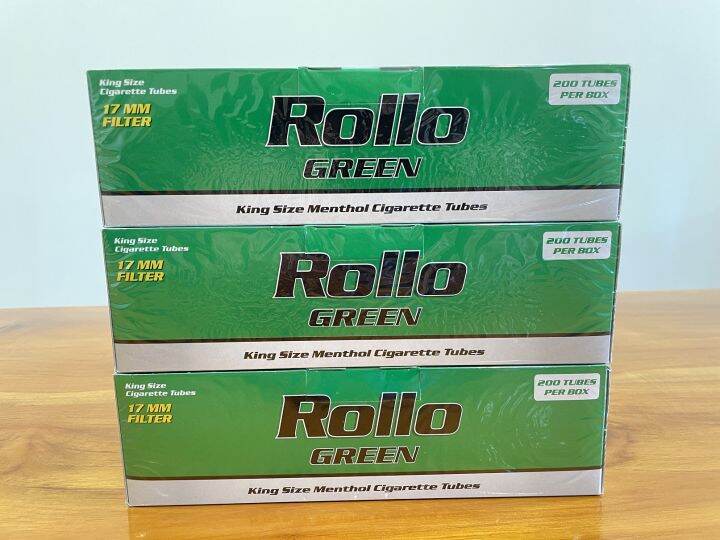 สินค้ามาใหม่/โรลโล่ แบบเขียว (เย็น) Rollo Green Menthol ขนาด 200 ชิ้น x ...