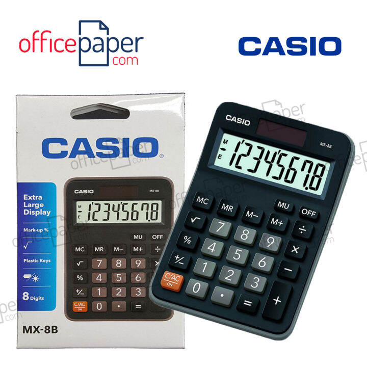 CASIO Calculator 8 Digits MX-8B | Lazada