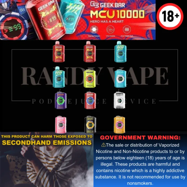 Geekbar MCU 10000 Type Charging sdgdfs | Lazada PH