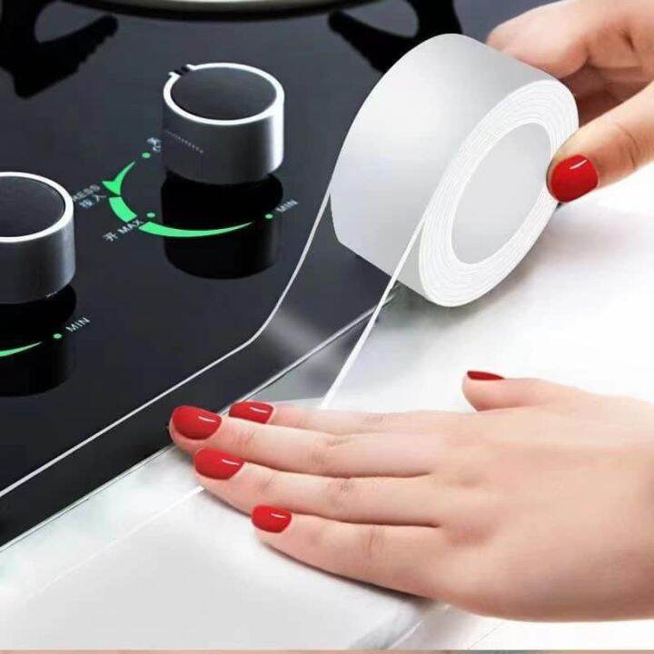MTLOO Kitchen Mildew Waterproof Tape Moisture-proof Fill Seam Corner ...