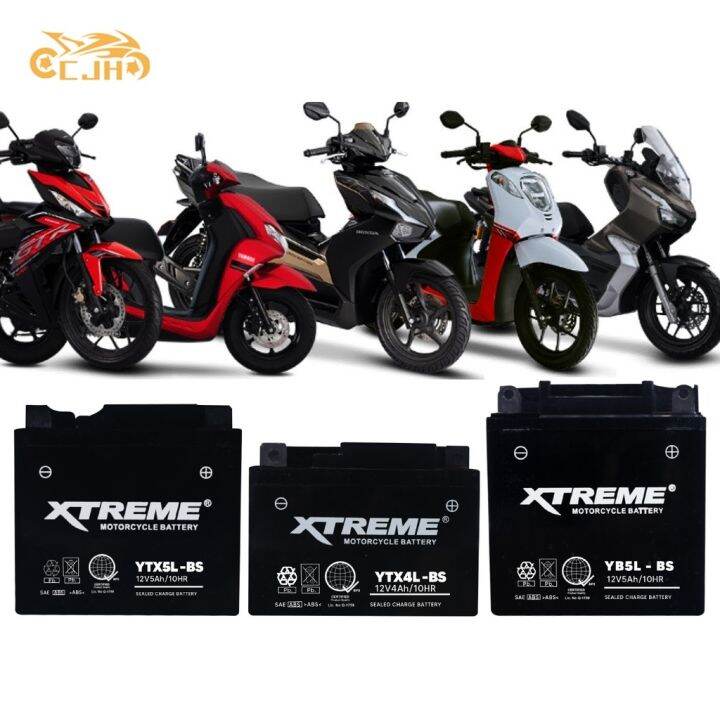 XTREME Motorcycle Battery BPS Certified YB5L-BS/YTX4L-BS | Lazada PH