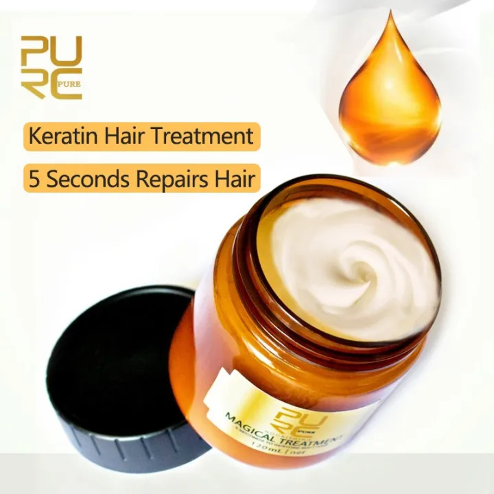 PURC Hair Keratin Hair Treatment Hair Tonic 5 Seconds Repair Damage ...