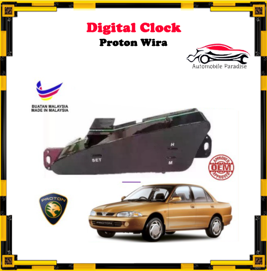Proton Wira 】 Genuine Original Parts Interior Dashboard Digital Clock ...