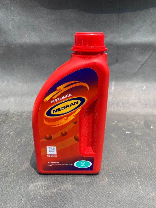 Mesran SAE 40 1Liter Oli Mesin Bensin | Lazada Indonesia