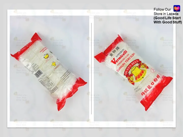 QUEEN BELL LONGKOU VERMICELLI PREMIUM GRADE 金钟牌 特级龍口粉丝 （100g-500g） | Lazada