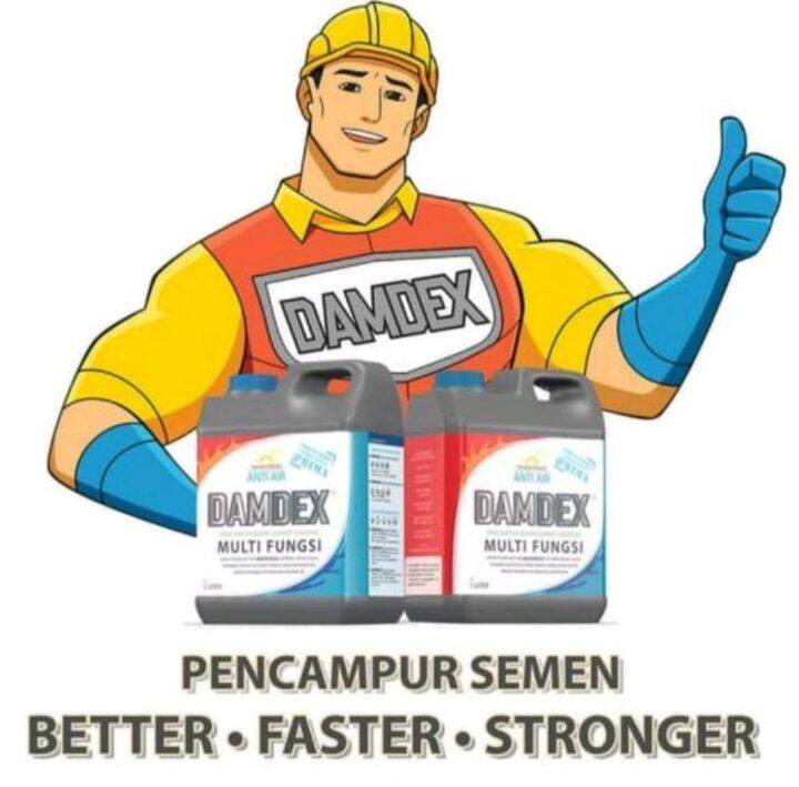 Damdex Multifungsi 1 ltr, pengeras beton anti bocor air | Lazada Indonesia