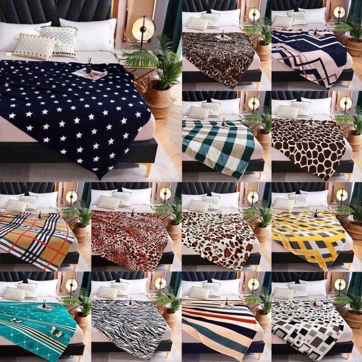 Nice Soft Random Design Microfiber Blanket Kumot High Quality | Lazada PH
