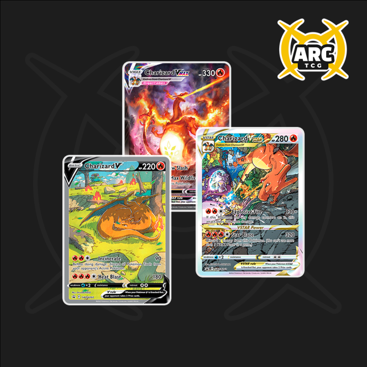 Charizard Set [SWSH260, SWSH261, SWSH262] from Charizard Ultra-Premium ...