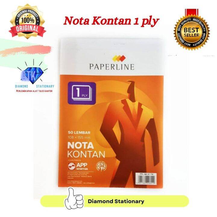 Nota Kontan 1 Ply Kecil 50 Lembar Paperline | Lazada Indonesia