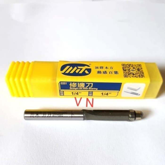 Mata Router/Profil Lurus 6 mm Roda(Bearing) 151-006/Lamiante Flush ...