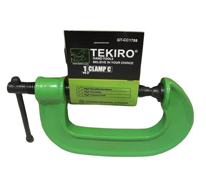 MG - TEKIRO Clamp C / C Clamp Klem G Catok Press Jepit Besi Kayu 3 inch ...