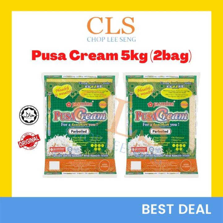 CLS Beras Jasmine Pusa Cream / PusaCream Basmathi / Brasmathi / Parboiled Rice 10kg 5kg | Lazada
