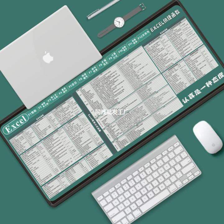 Oversized mouse pad cad Shortcut Keys excel Office Computer Men and ...