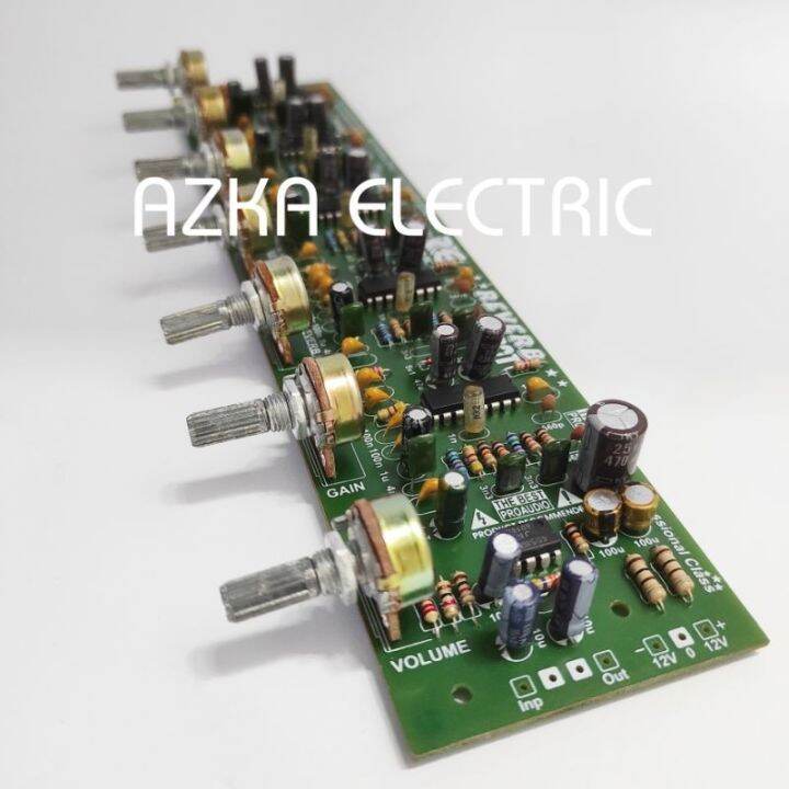 Reverb Echo Kit 7 Potensio Power Supply CT 12V DC for Home Audio ...