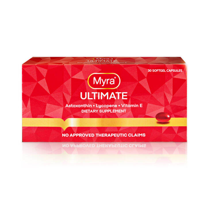ULSSI Myra Ultimate Astaxanthin + Lycopene + Vitamin E Dietary ...