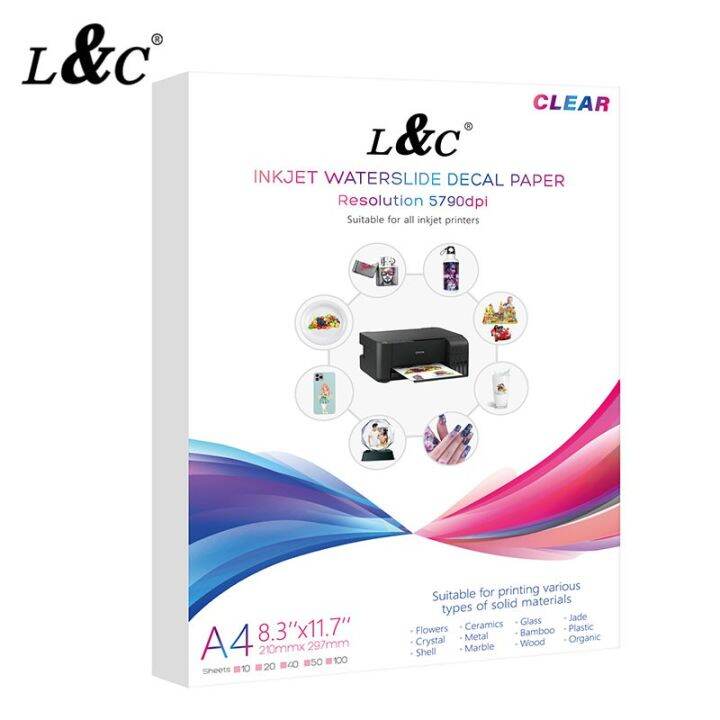 【PH Ready Stock】L&C Transfer Papers Sublimation Paper Inkjet Waterslide ...
