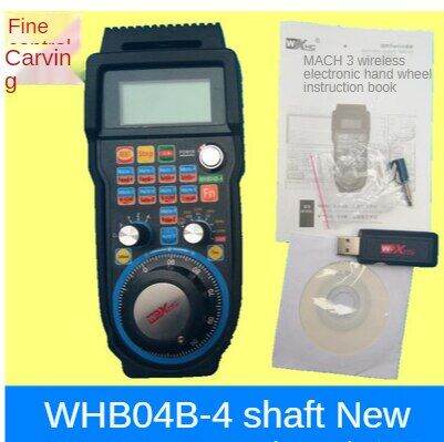 WHB04 WHB04B-4 CNC Wireless USB Mach3 MPG จี้ Handwheel 4 Axis Controller สำหรับเครื่องแกะสลัก ...