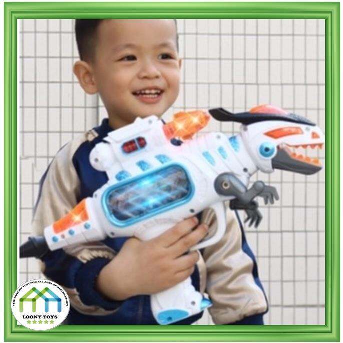 COD KIDS TOYS Dinosaur Toy Gun battery operated makes sounds and light ...