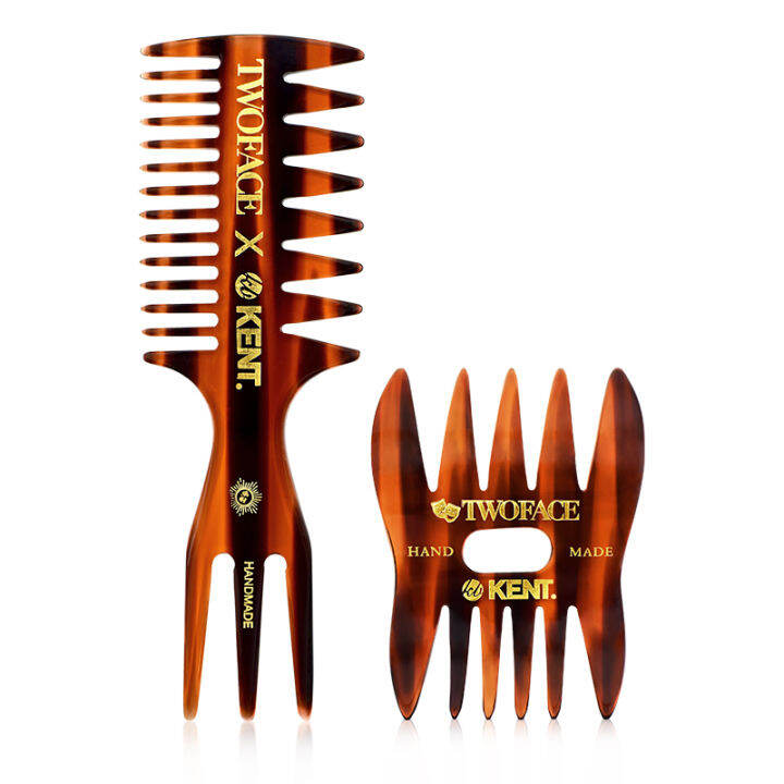 Britain's KENT Kent TWOFACE joint oil comb men's styling big back comb ...