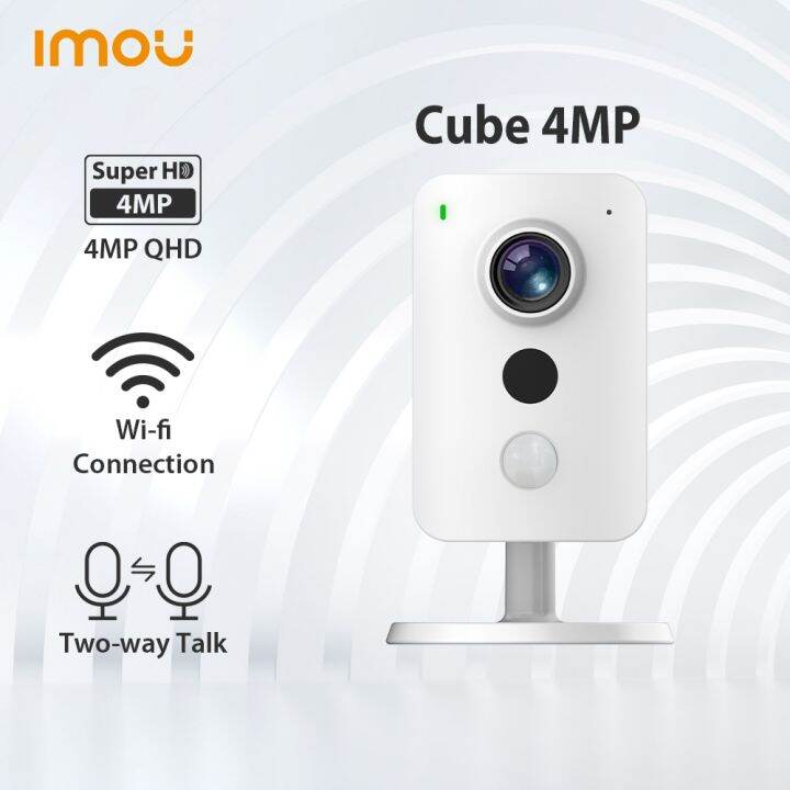 Dahua Imou Cube 4MP Wifi IP Camera PIR Detection External Detection Two ...