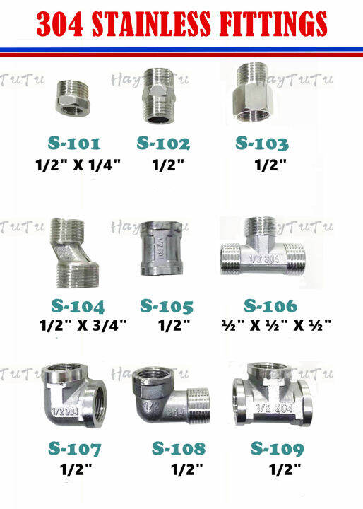 SUS 304 Stainless Fittings | Lazada PH