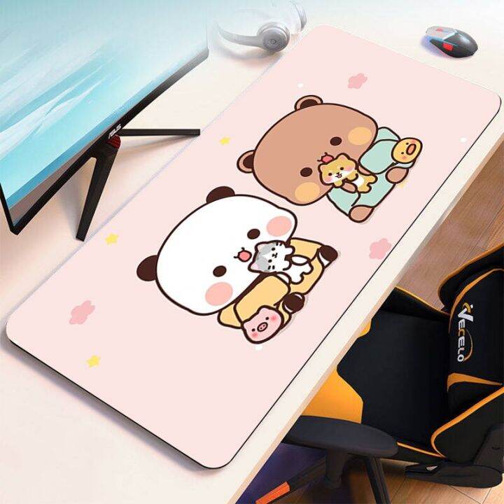 Large Mouse Pad Kawaii Cute Bubu Dudu Mousepad Gamer Computer Desks ...