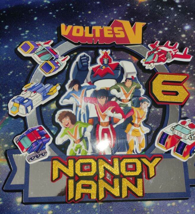 Voltes V Customized Cake Topper | Lazada PH