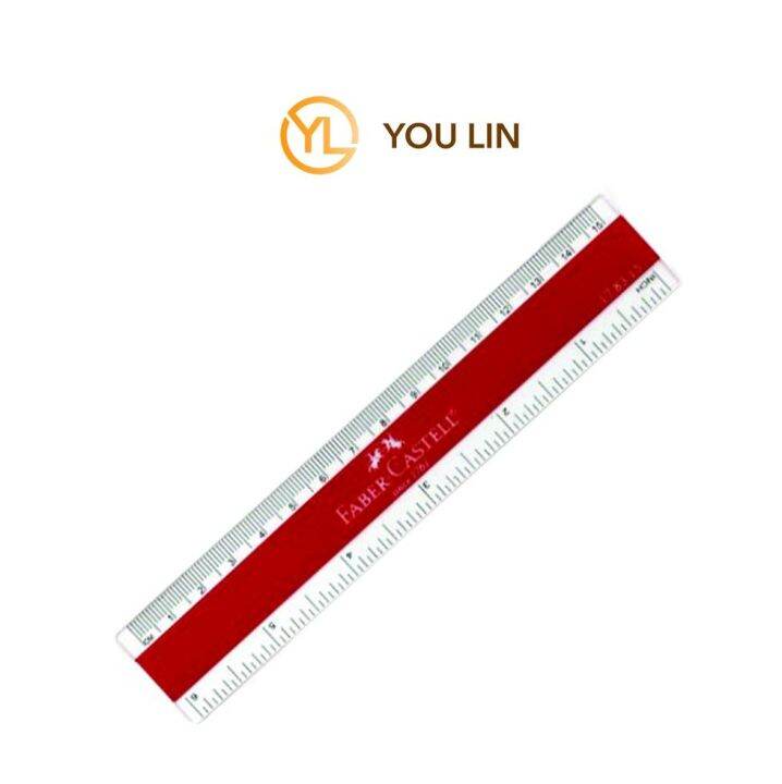 Faber Castell Plastic Ruler 15cm/18cm/30cm | Lazada