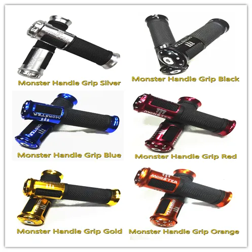 Monster Handle Grip Motorcycle Universal ORANGE | Lazada PH