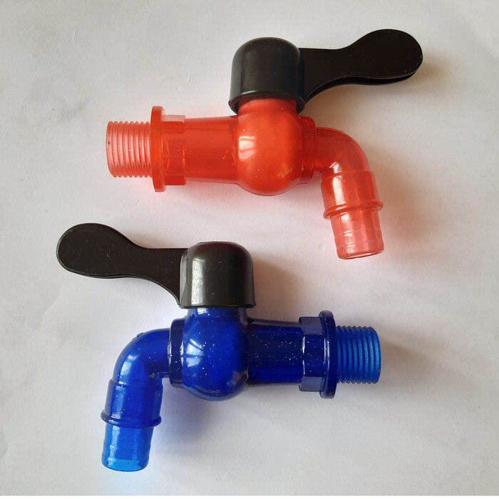 KL Indo SKT Keran Plastik Transparan 1/2 Inchi - Kran Air Bening Taman ...