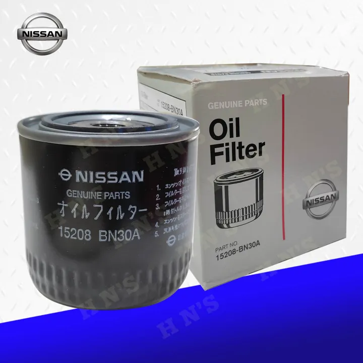 NISSAN Genuine Oil Filter 15208-BN30A for Nissan Navara NP300 ( 2011 - up ) / Nissan Terra ...