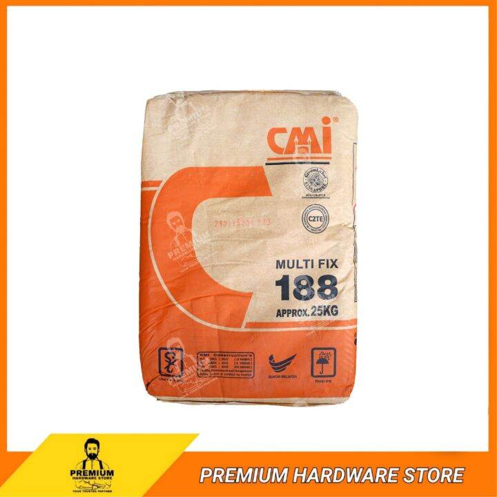 CMI MultiFix 188 25KG Water-Resistant Cement-Based Tile Adhesive Floor ...