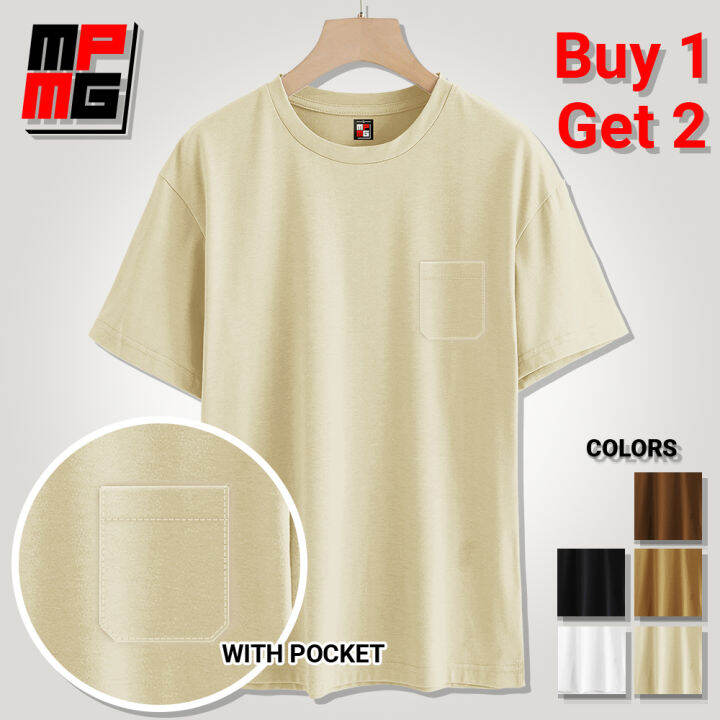 MPMG Buy 1 Take 1 Plain Shirt With Pocket Oversized Tshirt | Lazada PH MPMG Buy 1 Take 1 Plain Shirt With Pocket Oversized Tshirt | Lazada PH