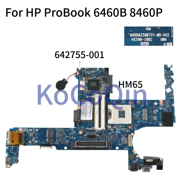 Kocoqin Laptop Moederbord Voor Hp Probook 6460B 8460P Moederbord 642755 ...