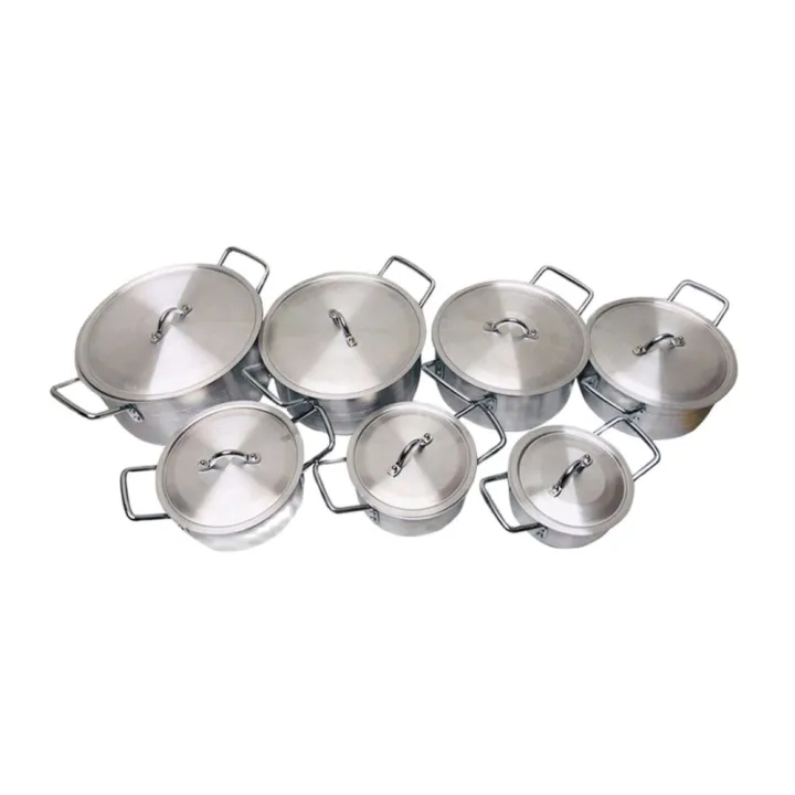 7PCS Cookware Stainless Steel Set | Lazada PH