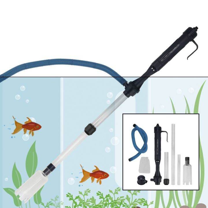 Electric Water Change Pump Aquarium Fish Tank Pipe Waste Remover ...