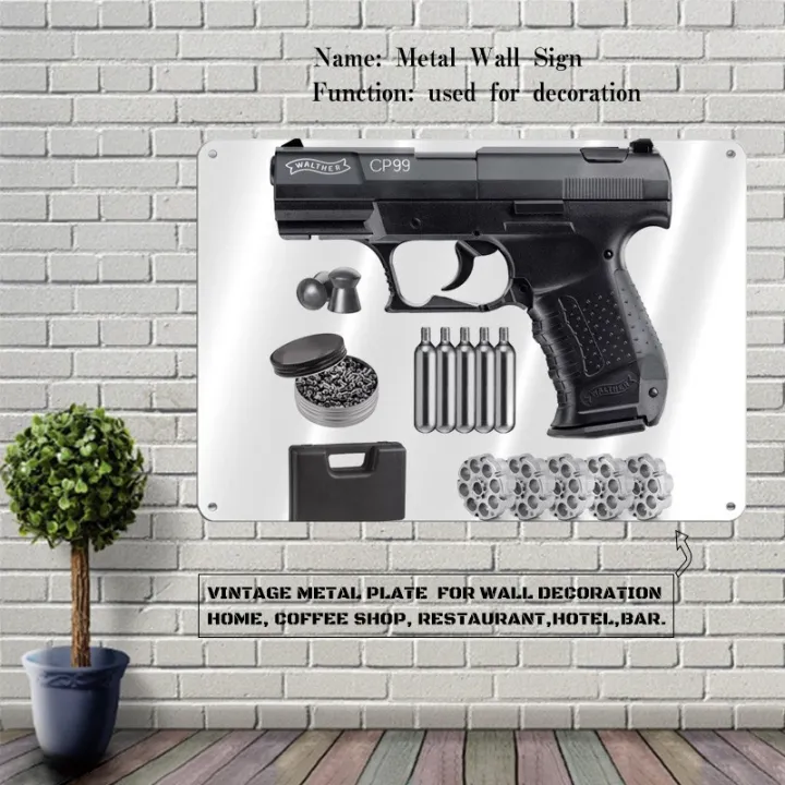 New Tin 20*30CM-Umarex Walther CP99.177 Caliber Air Metal Wall Sign 20* ...