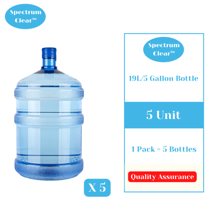 5 Gallon 19L Empty Bottle (1 Pack 5 Bottles) / Botol Kosong / Tabung ...