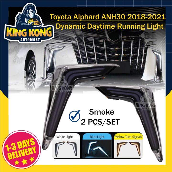 Toyota Alphard 2018 2019 2020 2021 2022 front led drl daylight lamp 3 ...
