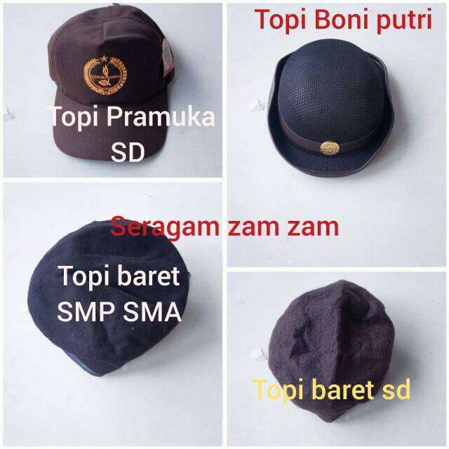 Topi seragam pramuka seragam sekolah seragam sekolah sd smp sma seragam ...