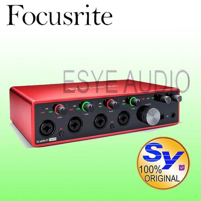 Focusrite Scarlett 18i8 3rd Generation - USB Audio Interface | Lazada ...