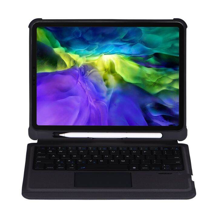 Magnetic Detachable Wireless Bluetooth Keyboard Mouse Case For Ipad 9th