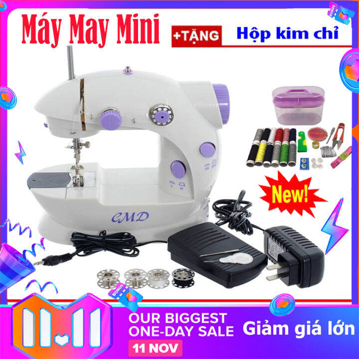 Máy May Mini Có Vắt Sổ Gia Đình CMD Mini Cao Cấp Khâu Êm Ái Dễ Sử Dụng ...