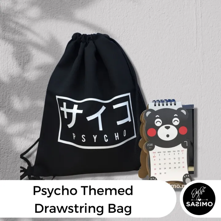 Psycho Drawstring Bag | Lazada PH