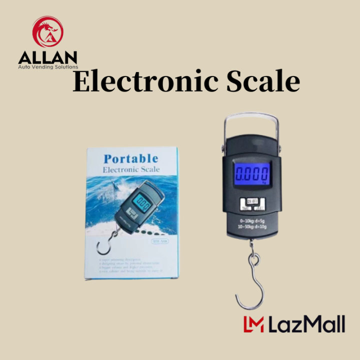 ALLAN Digital Weighing Portable Electronic Scale User Manual/ Hand ...