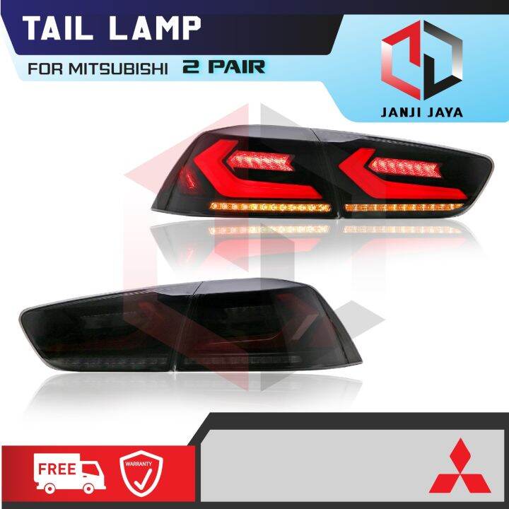Mitsubishi Lancer Evolution EVO X GTE Proton Inspira 08-17 RGB LED Tail Lamp Lights Lampu ...