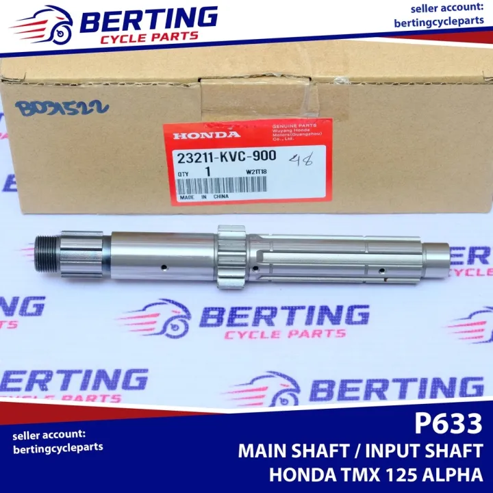 MAIN SHAFT INPUT Honda TMX 125 ALPHA Genuine 23211-KVC-900 | Lazada PH