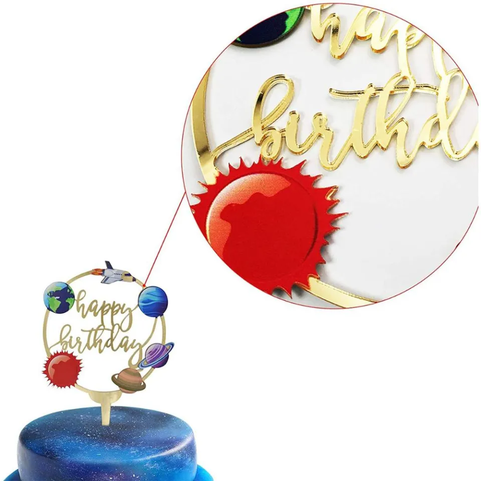 Solar System Cake Topper