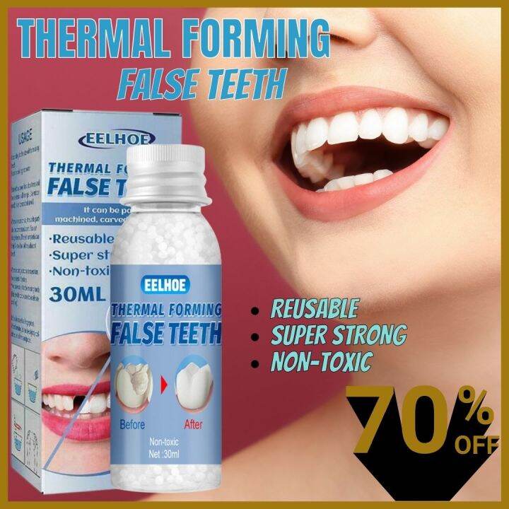 [ HIGH QUALITY ] Thermal Forming False Teeth Reusable Super Strong And ...