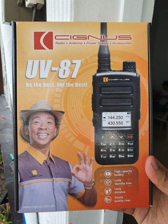 NEW!! Cignus UV87 DUAL BAND 5 Watts Two-way Radio CIGNUS UV-87 | Lazada PH